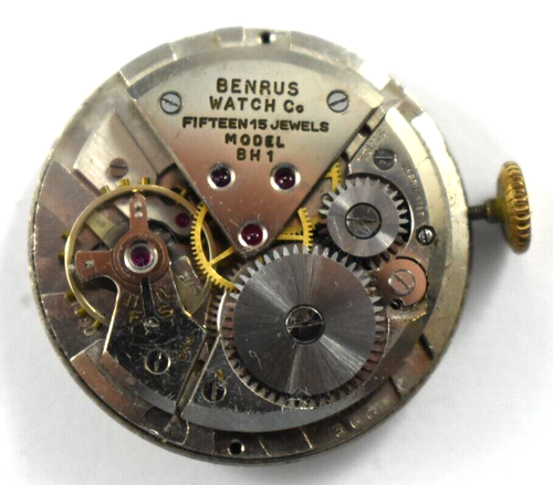 Vintage Benrus Manual Wind 15J Model BH1 Wrist Watch Movement lot.qg | eBay
