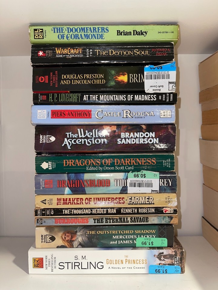 Lot of 21 Fantasy Books! VINTAGE, Rare, Famous Authors Piers Anthony ...