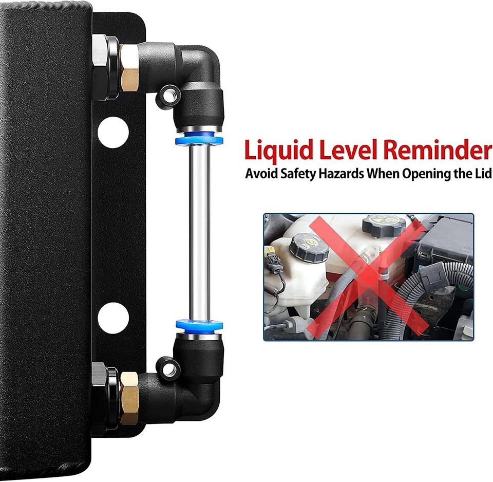 Car Overflow Coolant Radiator Tank,Reservoir Expansion,Universal 1L ...