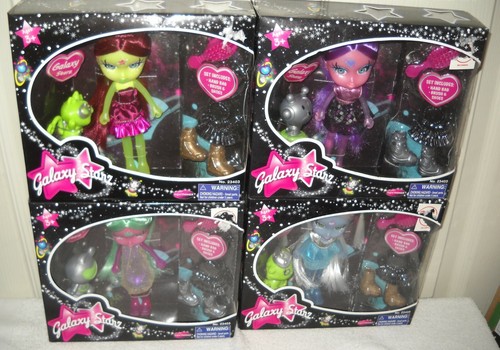 #2120 RARE NRFB Toy Things Set of 4 Galaxy Starz Clone Novi Stars Dolls ...