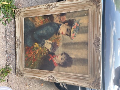 Vintage Flowers on board by Cherry Jeffe Huldah | eBay