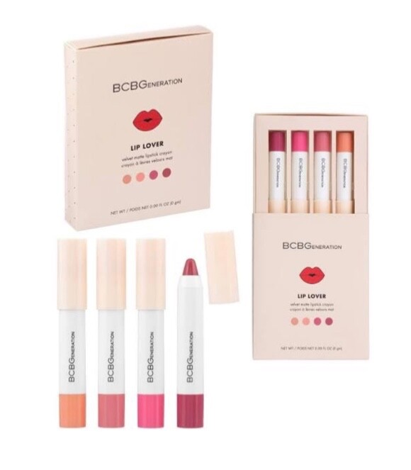 2 SETS OF BCBGeneration LIP LOVER 4 PIECE FULL COVERAGE LIPSTICK ...