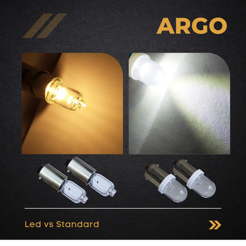 Ba9s T4w Side Light Led White 233 Car Interior Bright Red Green Amber ...