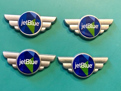 4 JETBLUE AIRWAYS PLASTIC KID WINGS | eBay
