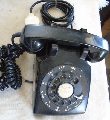 Vintage Western Electric / Bell Telephone Rotary Dial Phone with 4 ...