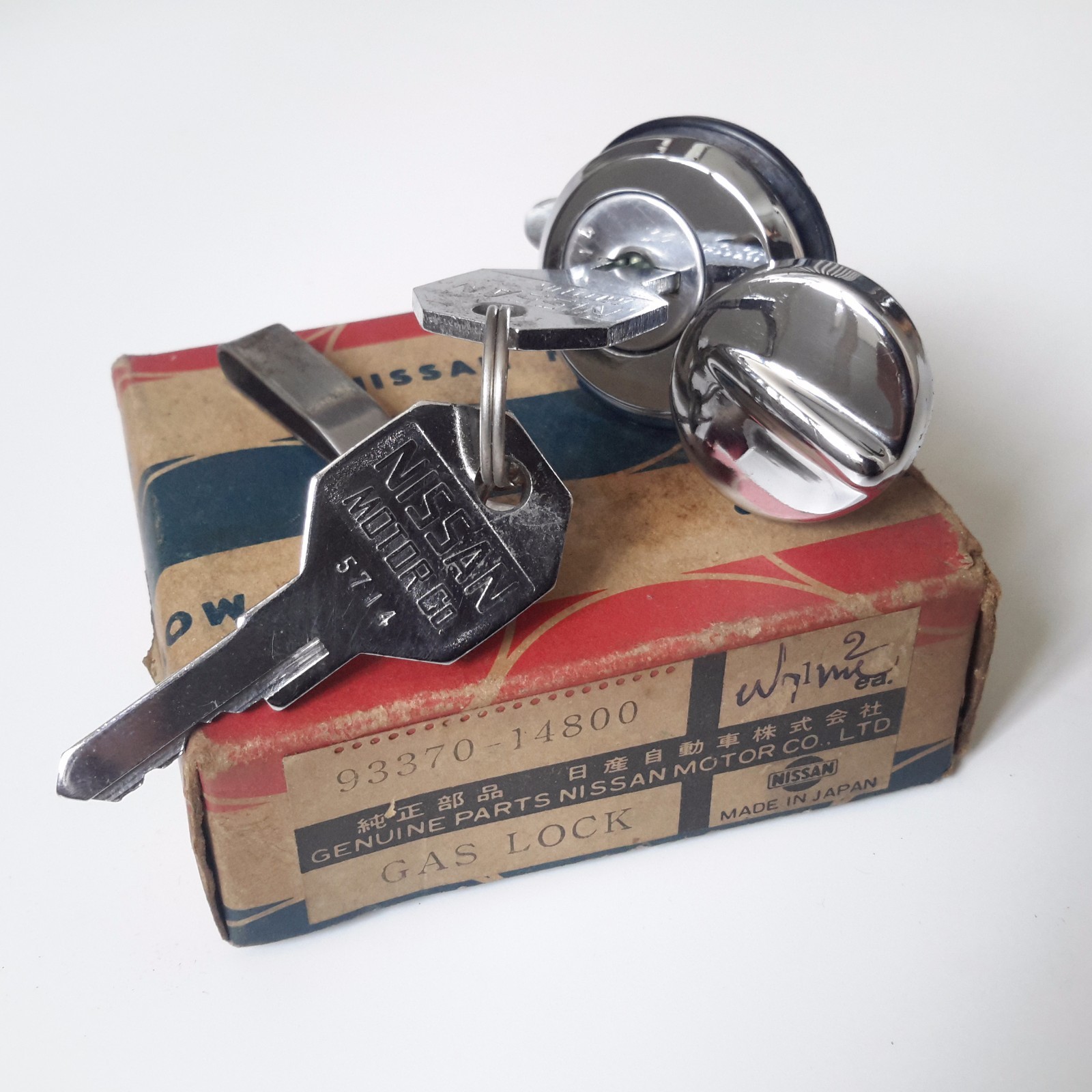 DATSUN 520 521 Pickup Truck Fuel Gas Door Lock Key Genuine Parts NOS ...