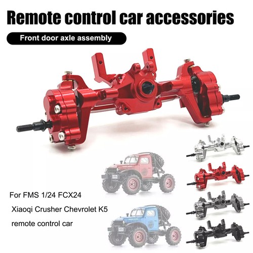 2pcs Metal Front and Rear Portal Axle Prats For FMS 1/24 FCX24 RC ...