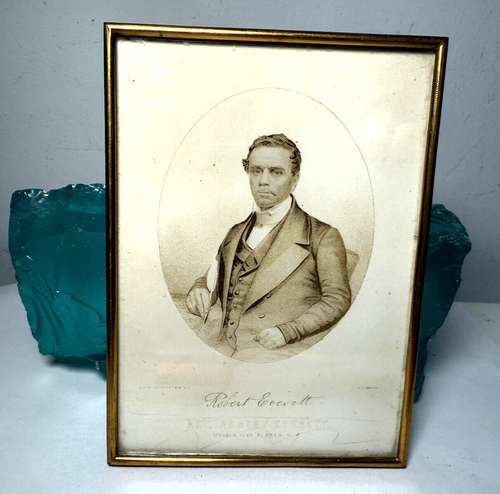 ANTIQUE 1850'S REV ROBERT EVERETT ANTI SLAVERY ABOLITIONIST UNDERGROUND RAILROAD | eBay