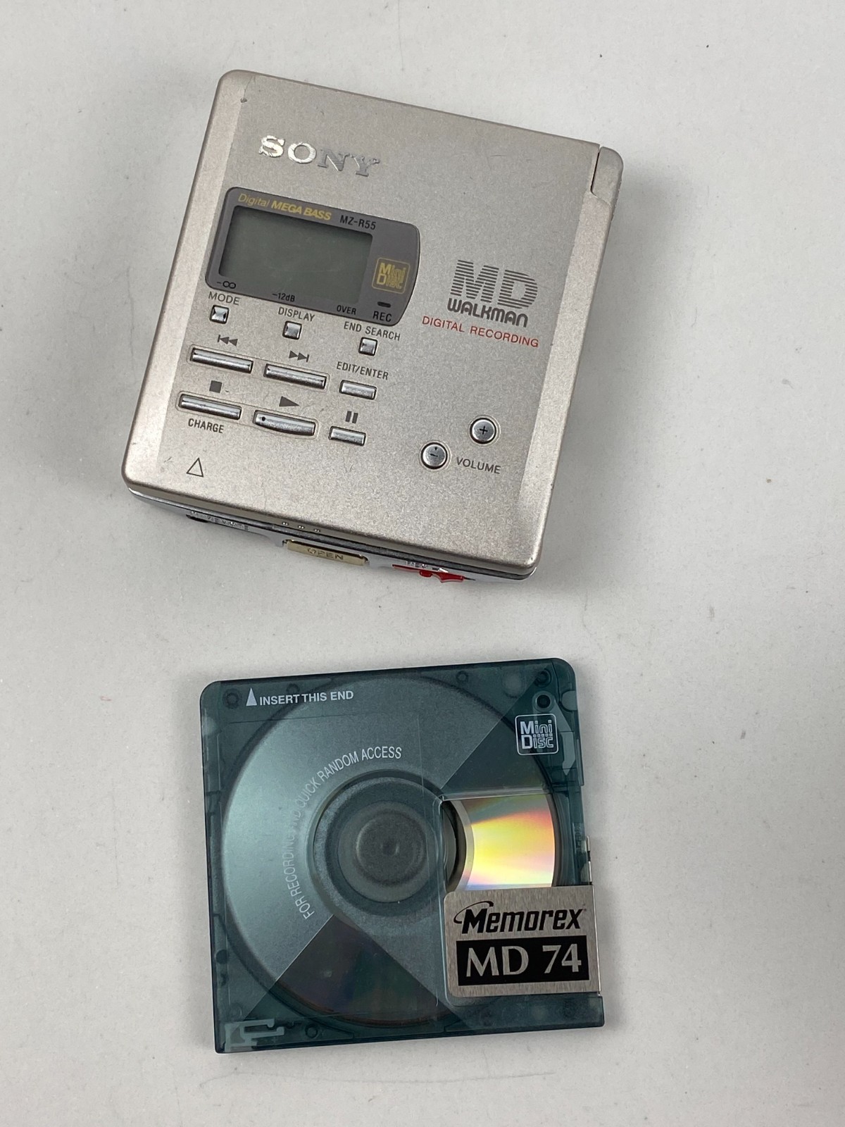 Sony MD Walkman MZ-R55 MiniDisc Recorder MZ-R70 / MZ-R50 / MZ-N707 / MZ ...