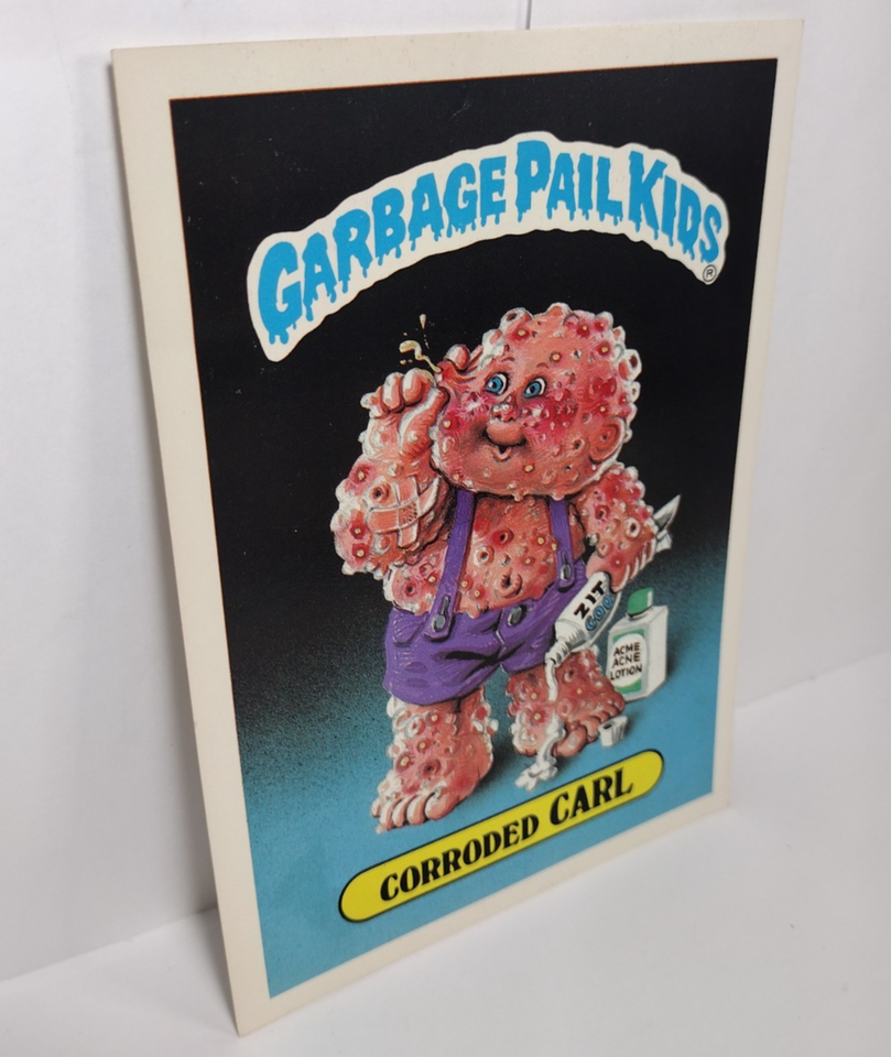 Garbage pail kids GPK 1986 GIANT card 5 x7” corroded Carl # 19 FAST ...