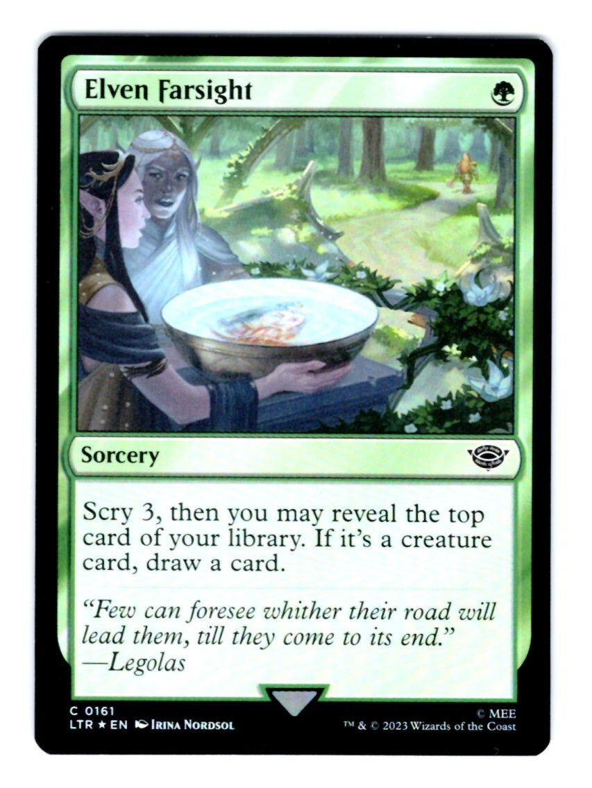 Magic Elven Farsight Foil 0161 LTR Lord of the Rings | eBay