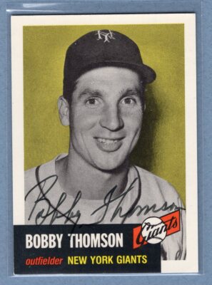 1991 Topps Archives #330 Bobby Thomson Autograph Auto signed | eBay
