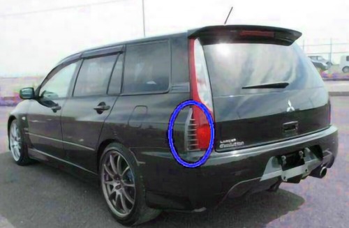 MITSUBISHI GENUINE OEM LANCER EVOLUTION QTR PANEL LH GRILL GARNISH ...