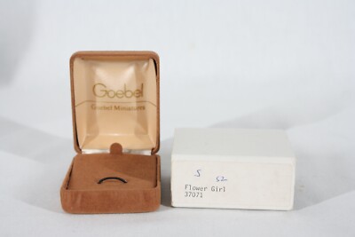 GOEBEL OLSEWSKI MINI FIGURINE FLOWER GIRL #37071 BOX ONLY!!!!!!! | eBay