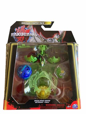 Bakugan Starter Pack Generation 3 - Diamond Trox/Octogan/Special Attack ...