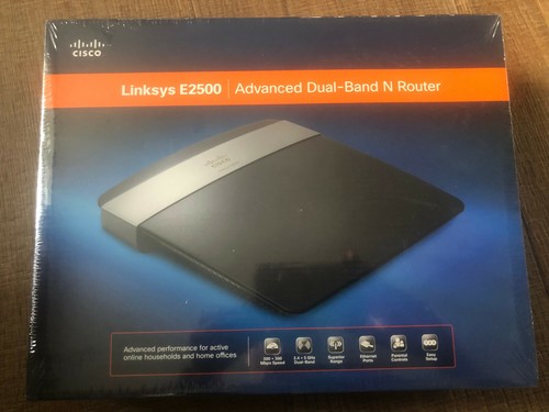 NEW Cisco Linksys E2500 Advanced Dual Band N Wireless Router 4 Port ...