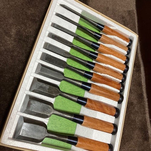 Chisel Japanese NOMI Set of 10 Carpentry Woodworking Tool Japan | eBay
