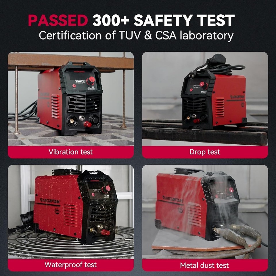 55A Plasma Cutter, Large LED Display, Non-Touch Pilot ARC Plasma ...