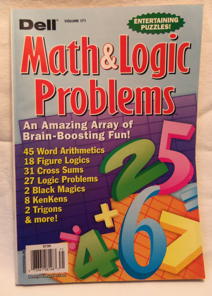 Set of 4 Math & Logic Problems magazines, 2010, 2011, and 2022, not ...