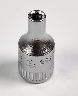 4MM 1/4" DRIVE SOCKET STANDARD DEPTH - 6-POINT FROM GENIUS TOOLS ...