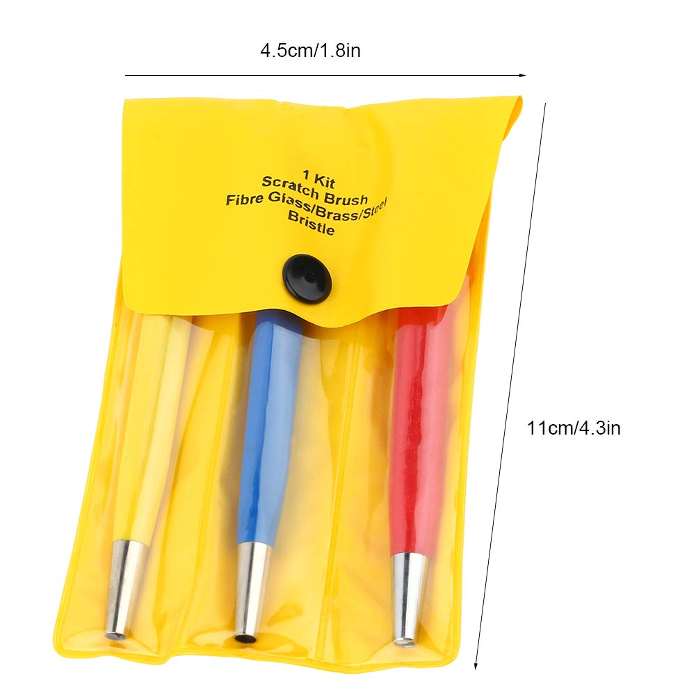 3Pcs Rust Remove Brush Pen,Scratch Brush Pen Set,Scratch Tools ...
