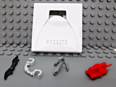 Lego Minifigure Accessories Batman Grappling Hook Dynamite Handcuffs ...