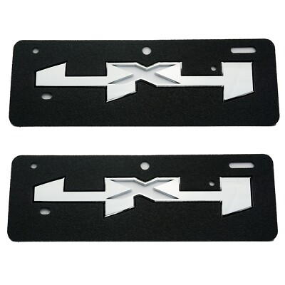 2PCS 2019-2023 GMC Sierra 1500 4X4 4 x 4 Emblem Badge 23400419 Chrome ...