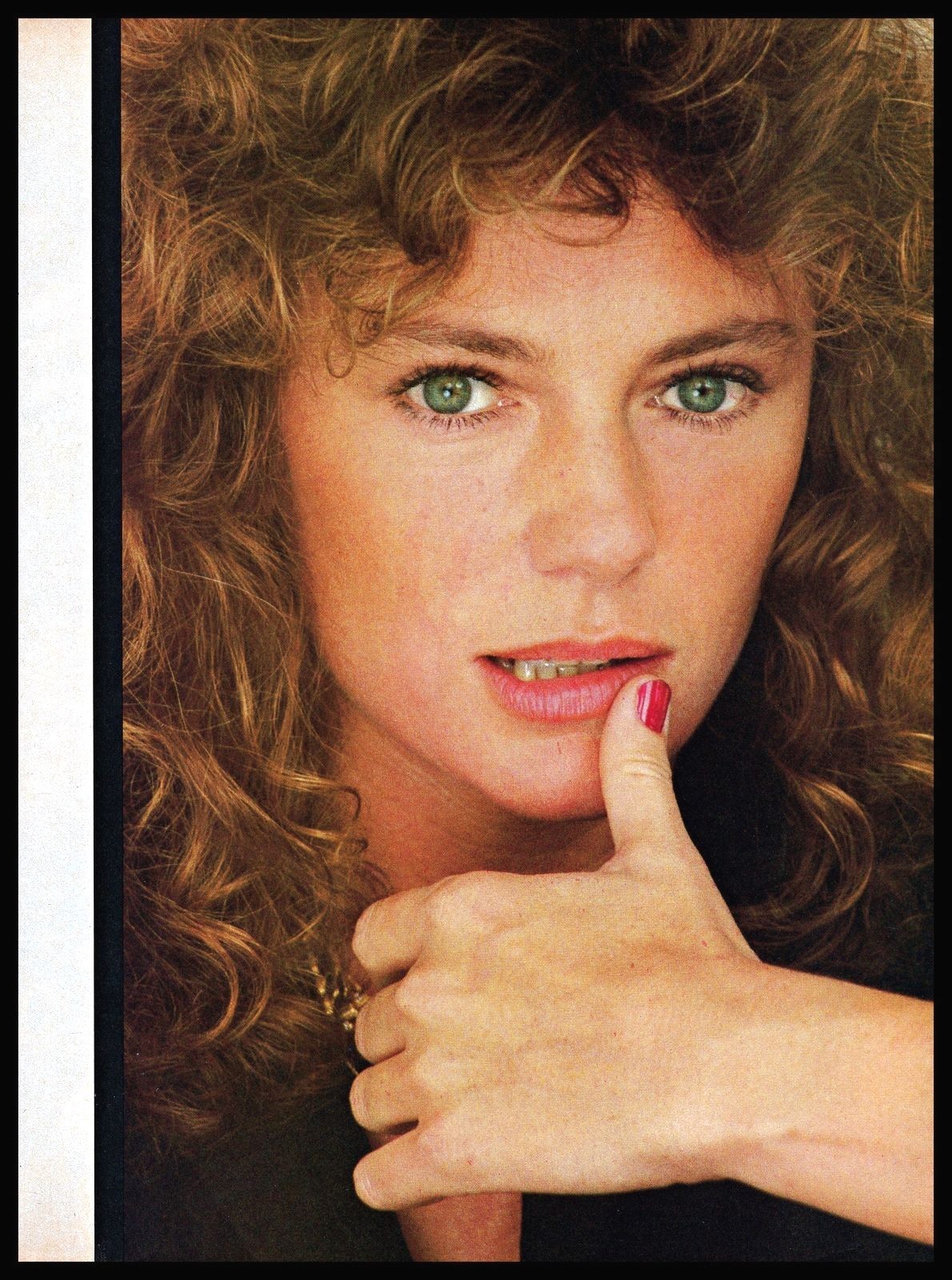 1982 Jacqueline Bisset English Film Actress Celebrity Vintage Magazine