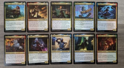MTG Magic Set of 10 Multi-Color Legendary Creature Commander Legends ...