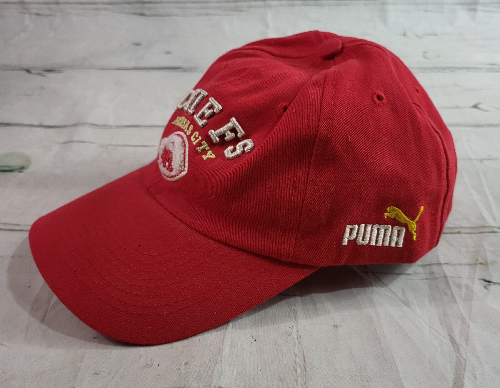 Puma NFL Pro Line KC Kansas City Chiefs Red Embroidered Adjustable ...