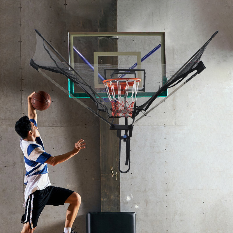 Basketball Rebounder Net Return System Portable Shot Trainer Return ...