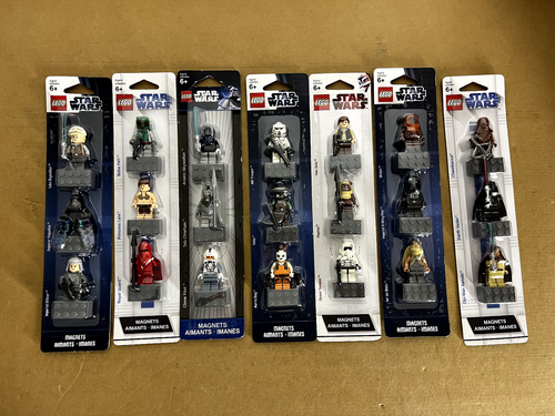 Lego Star Wars 7 Magnet Sets 853419+ 852552+853130+853421+852845+853414 ...