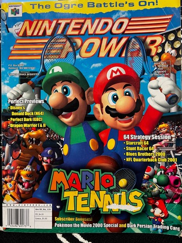 Nintendo Power Magazine Volume 135 - August 2000 - Mario Tennis ...