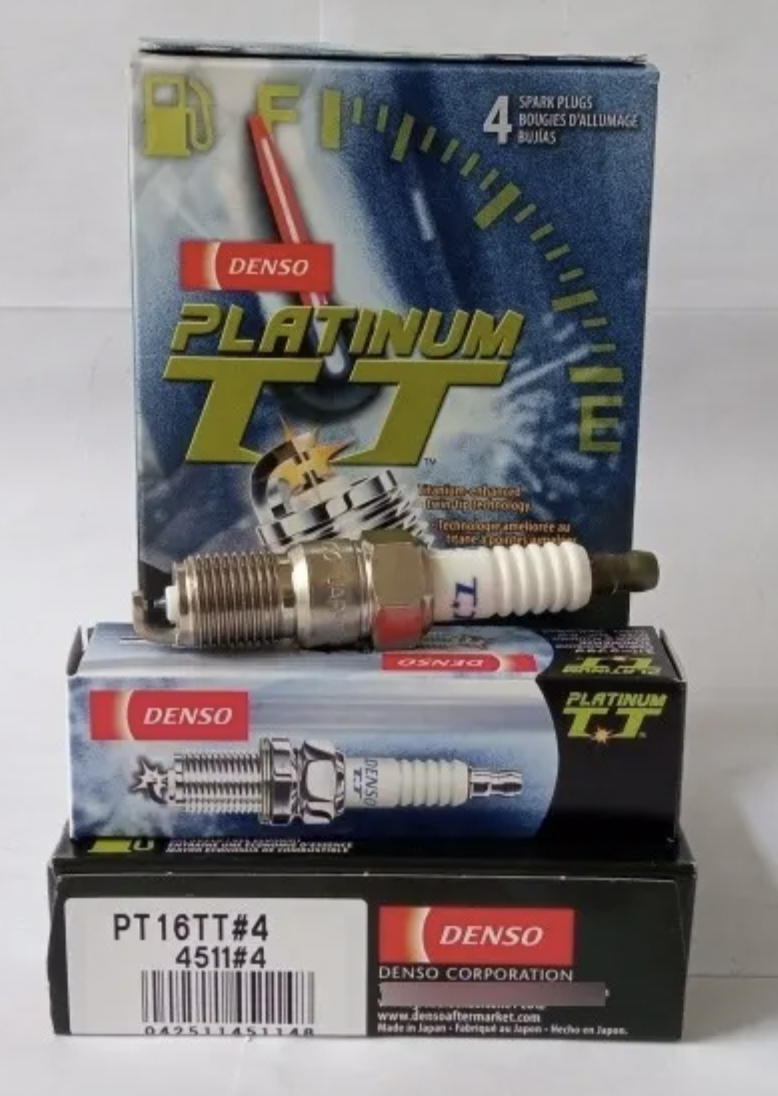 Genuine DENSO Platinum TT Spark Plugs PT16TT / 4511 Set of 6 | eBay