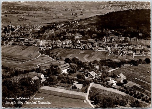 Weinstadt Germany Beutelsbach Remstal Aerial View Landgut Birg RPPC ...