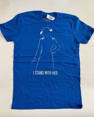 NEW Marvel Agent Carter I Stand With Her T-Shirt Blue Size Medium | eBay