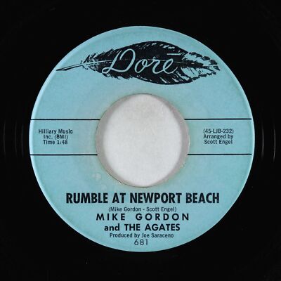 Surf Inst. 45 - Mike Gordon & The Agates - Rumble At Newport Beach ...