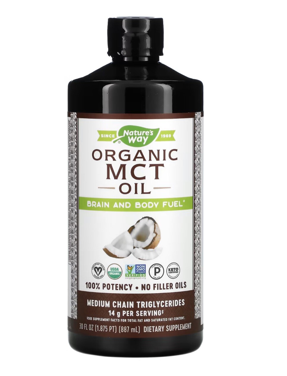 Nature's Way Organic MCT Oil - 30oz for sale online | eBay