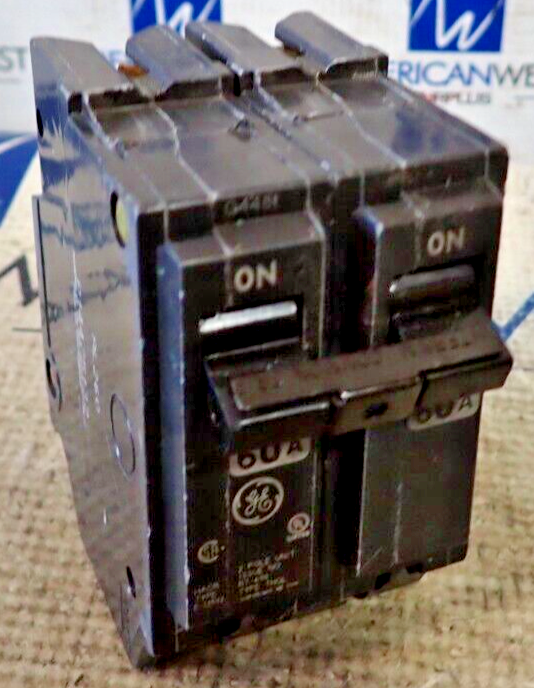 GE THQL2160 60 Amp 120/240 VAC 2 Pole Type THQL Plug-In Circuit Breaker ...