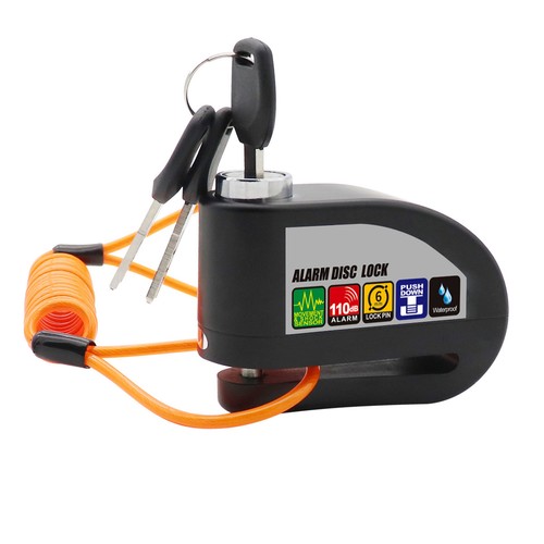Disc Lock Wheel Disc Brake Lock Up to 110db Waterproof Sound D1V6 ...