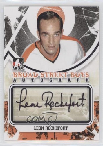 2011-12 In the Game Broad Street Boys Series - Autograph Leon Rochefort ...
