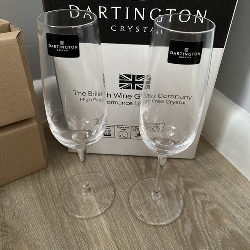 Dartington Crystal Vineyard Champagne Flute (pair) | eBay UK