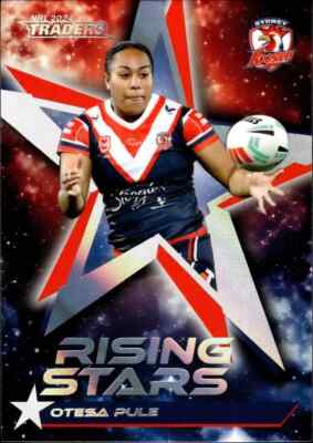 2024 NRL Traders RISING STARS ALBUM PARALLEL CARD Otesa Pule RSA24 #23 ...