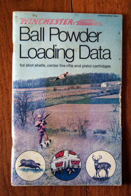 Winchester-Western Ball Powder Loading Data 1978 Vintage Ammunition ...