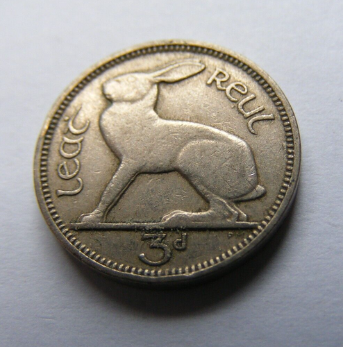 Ireland 1948 Threepence Coin Old Irish 3d Scarcer Year Free Shipping | eBay