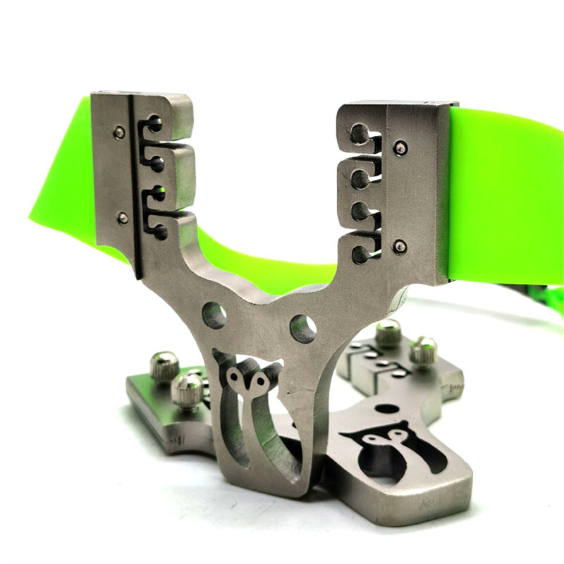 Owl Bow Head Round Leather Flat Leather Dual Purpose Stainless Steel ...