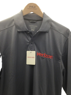 Trimak Hommes Men's Verizon stiched T-shirt | Color-Gray | Size- Small ...