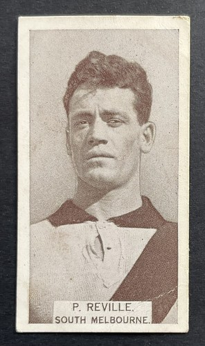 VFL - P REVILLE, SOUTH MELBOURNE Wills’s Cigarettes Card No. 16, 1933 ...