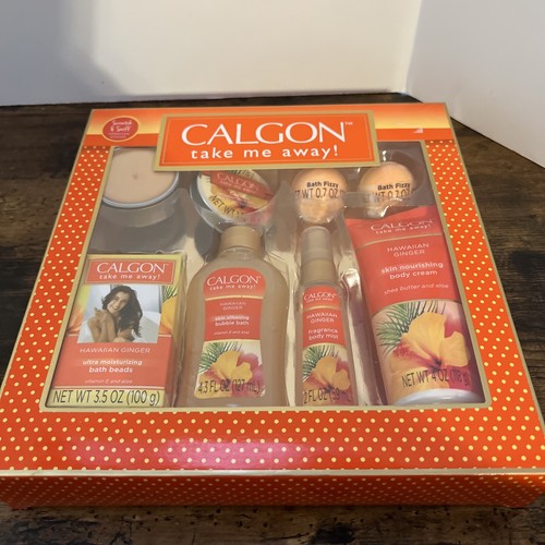 calgon take me away Hawaiian Ginger Box Set 8 Piece | eBay