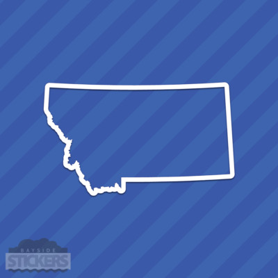 Montana MT State Outline Vinyl Decal Sticker | eBay